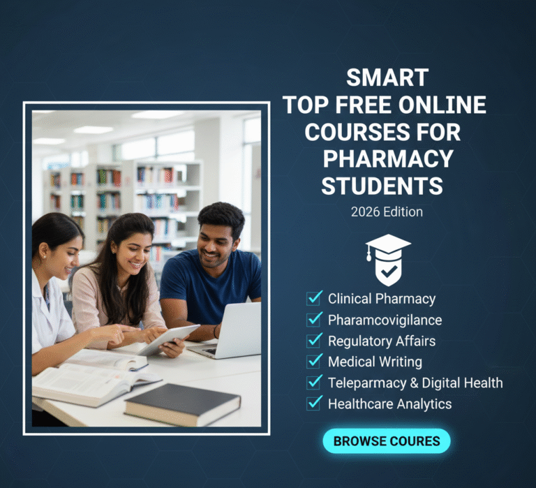 Smart Top Free Online Pharmacy Courses with Certificates