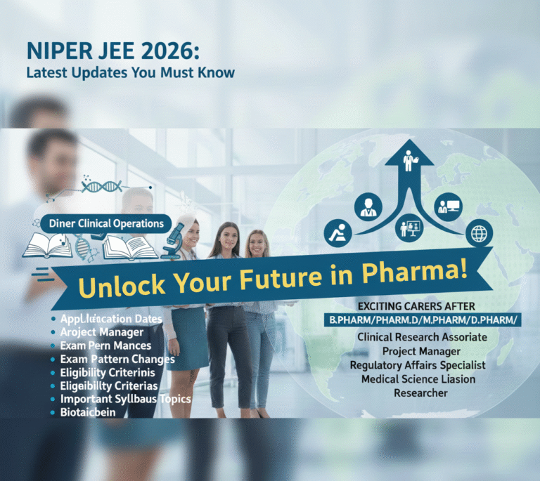 NIPER JEE 2026 Application Form: Latest Updates
